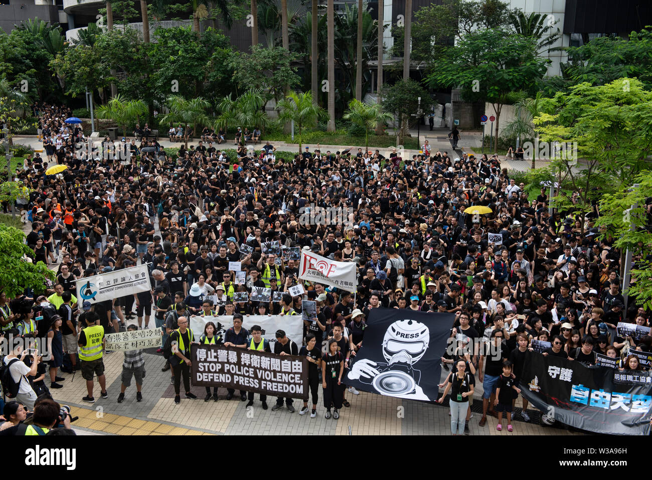 China demonstration freedom press media hi-res stock photography and ...
