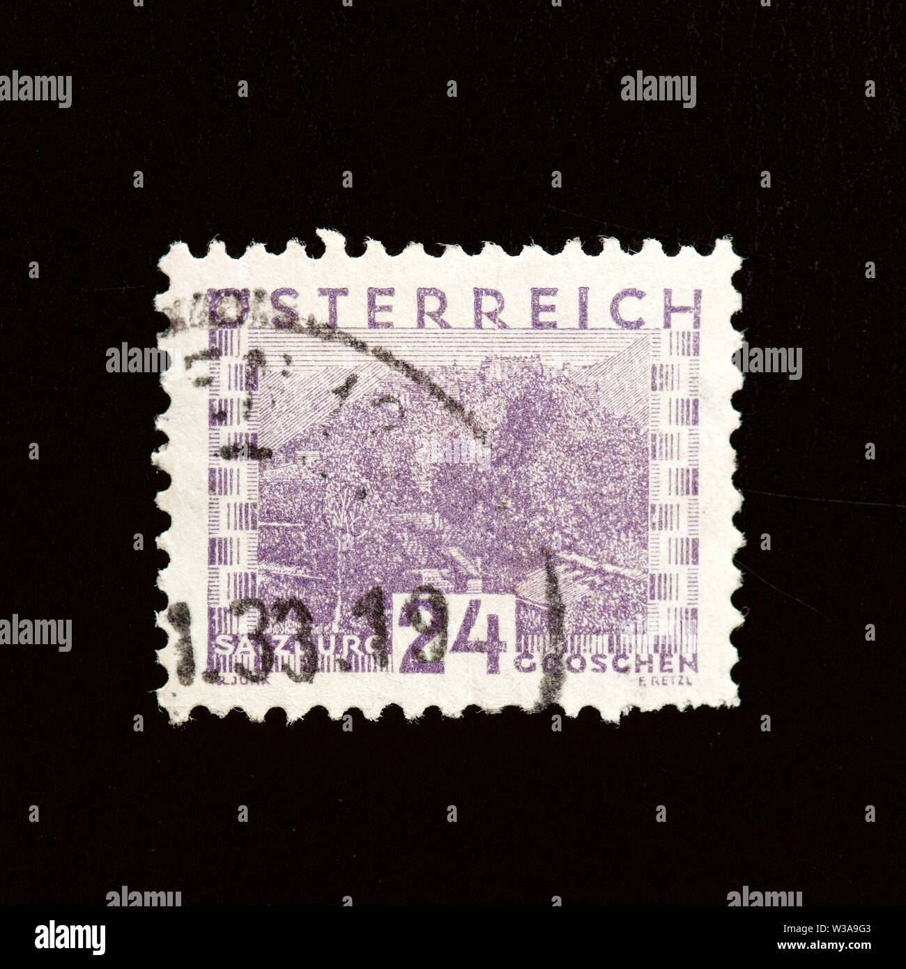 Austria postage stamp hi-res stock photography and images - Alamy