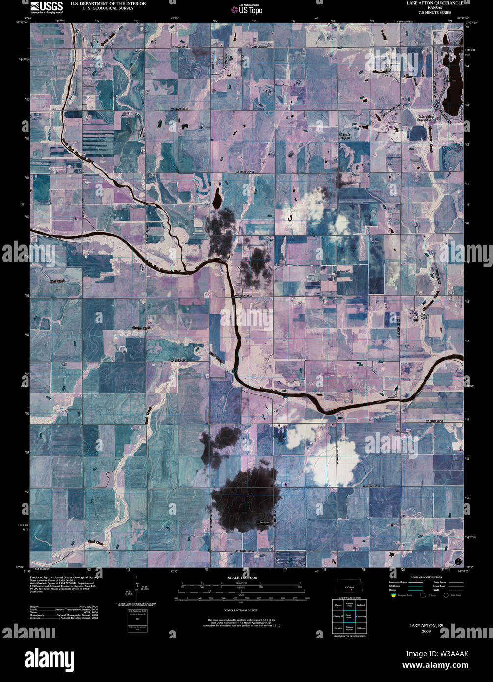 Map of afton hi-res stock photography and images - Alamy