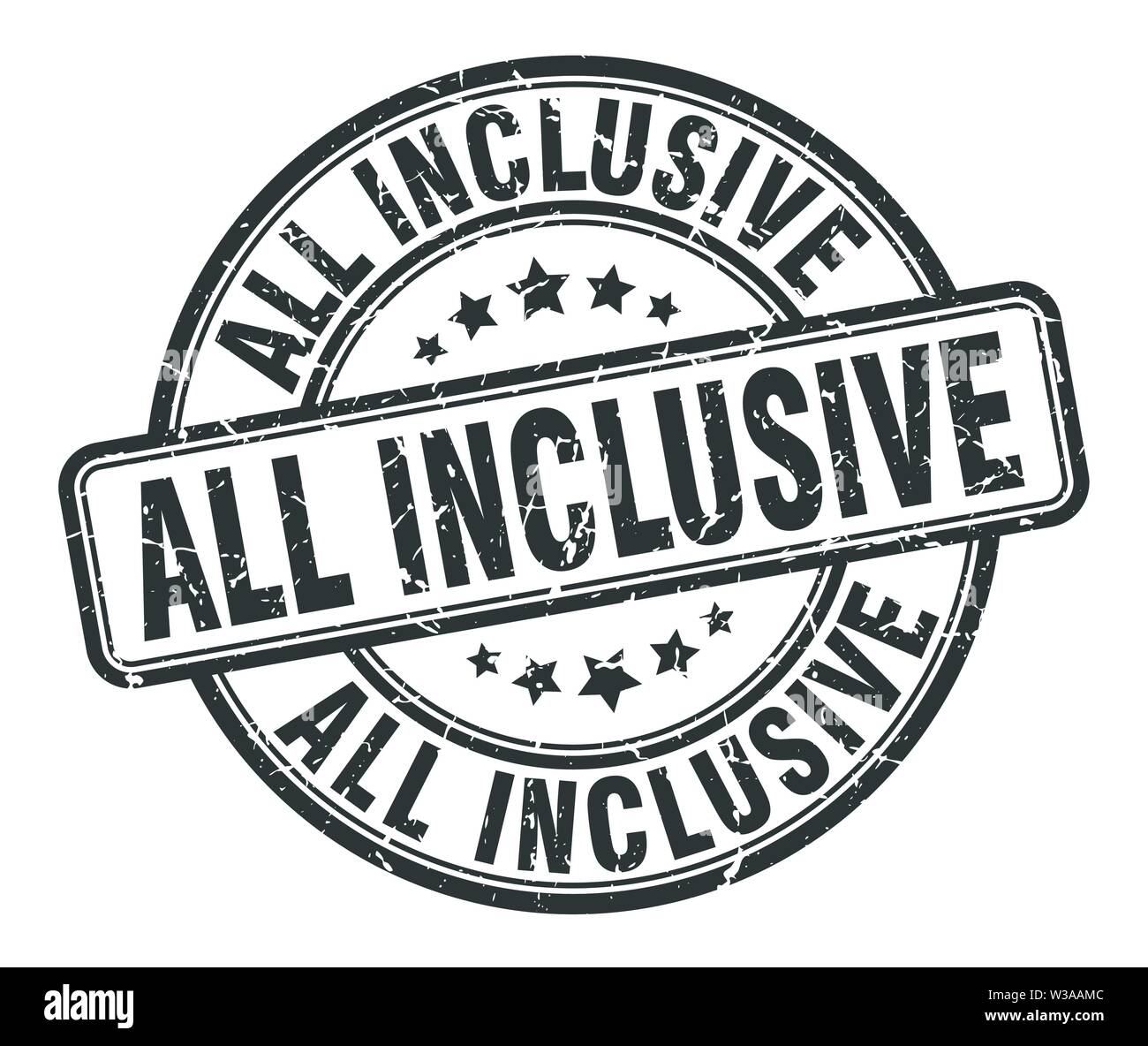 all inclusive stamp. all inclusive round grunge sign. all inclusive ...