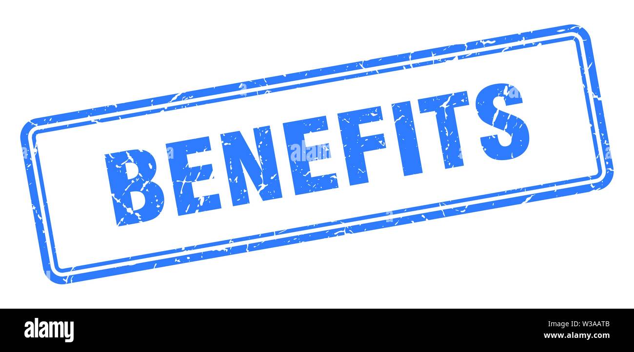 benefits stamp. benefits square grunge sign. benefits Stock Vector ...