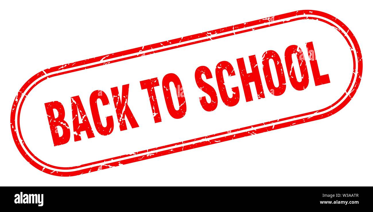 back to school stamp. back to school square grunge sign. back to school ...