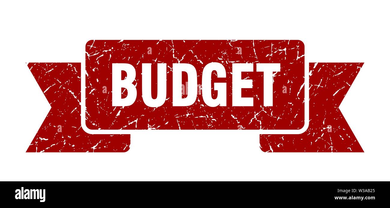 budget grunge ribbon. budget sign. budget banner Stock Vector Image ...