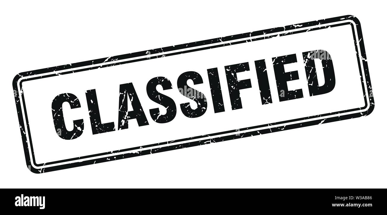 classified stamp. classified square grunge sign. classified Stock ...