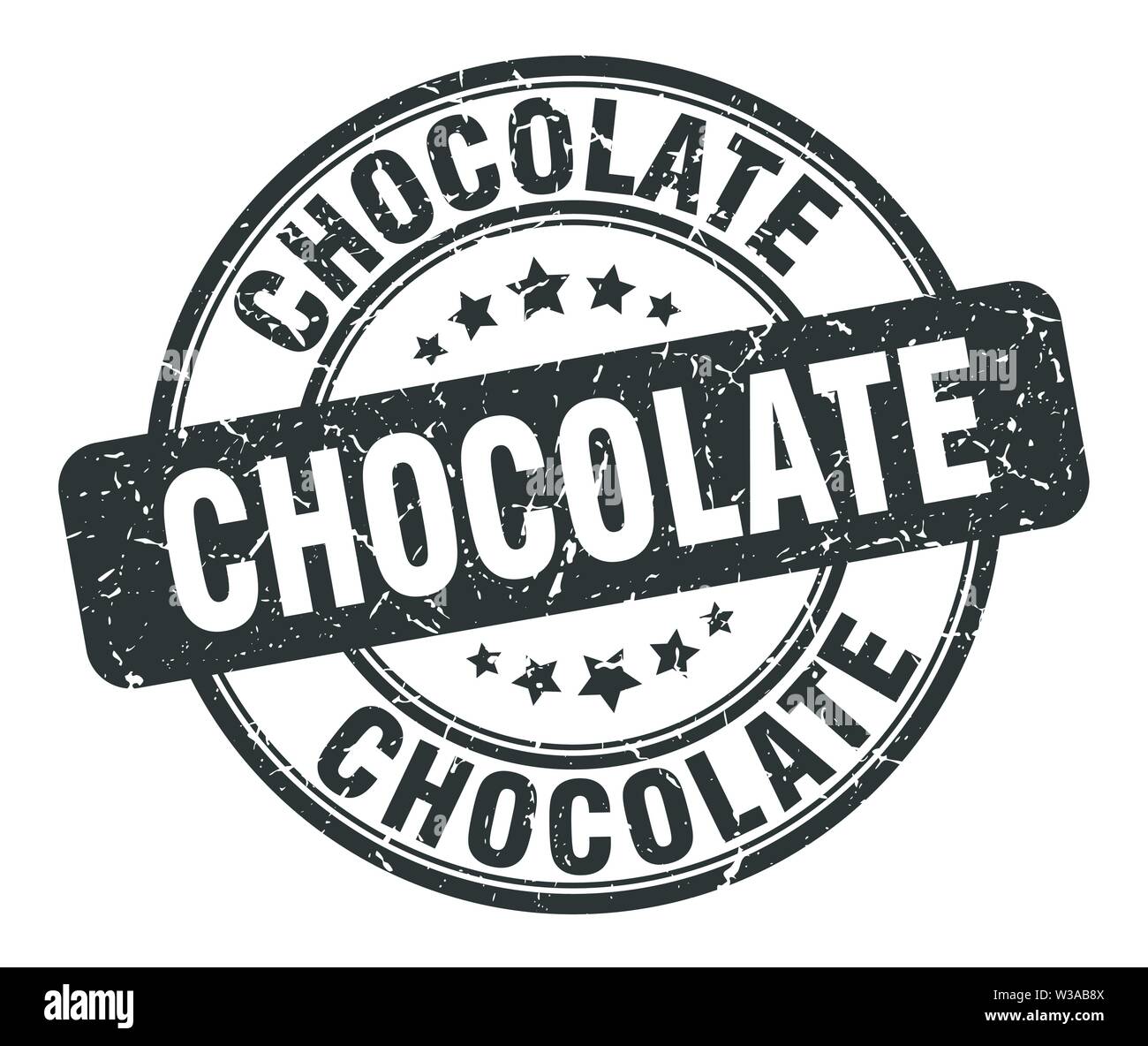 chocolate stamp. chocolate round grunge sign. chocolate Stock Vector ...