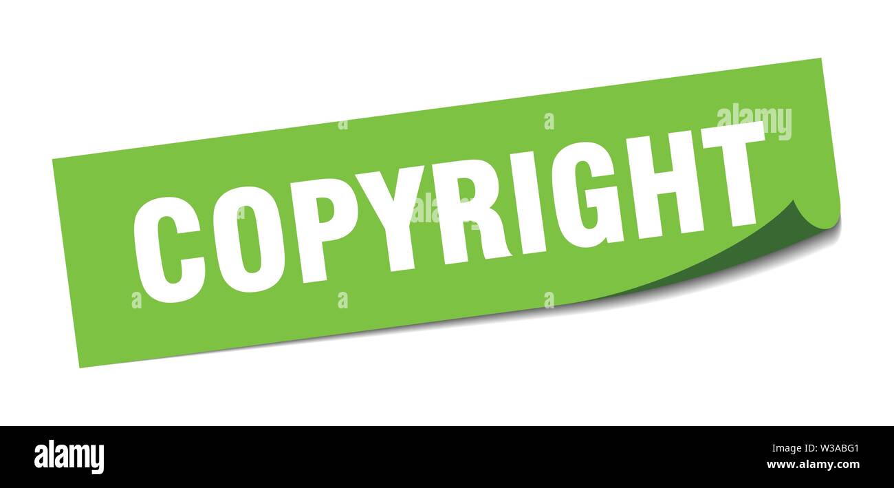 copyright sticker. copyright square isolated sign. copyright Stock ...
