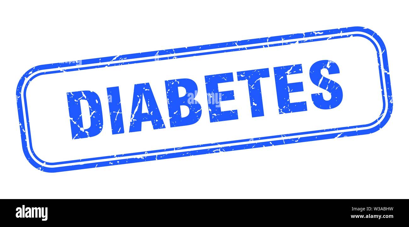 diabetes stamp. diabetes square grunge sign. diabetes Stock Vector ...