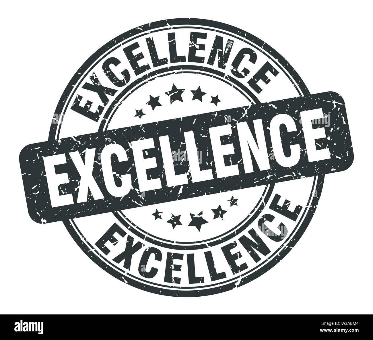 excellence stamp. excellence round grunge sign. excellence Stock Vector ...