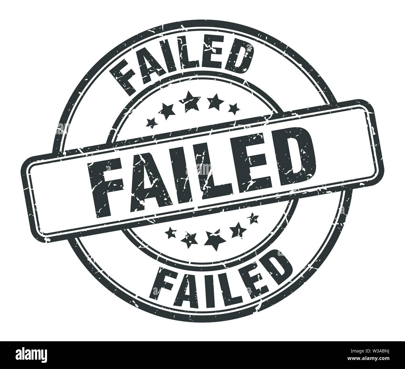 failed stamp. failed round grunge sign. failed Stock Vector Image & Art ...
