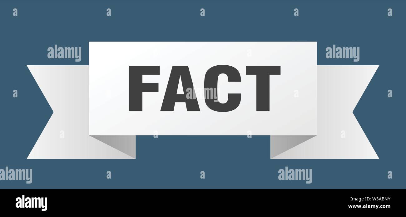 fact ribbon. fact isolated sign. fact banner Stock Vector Image & Art ...