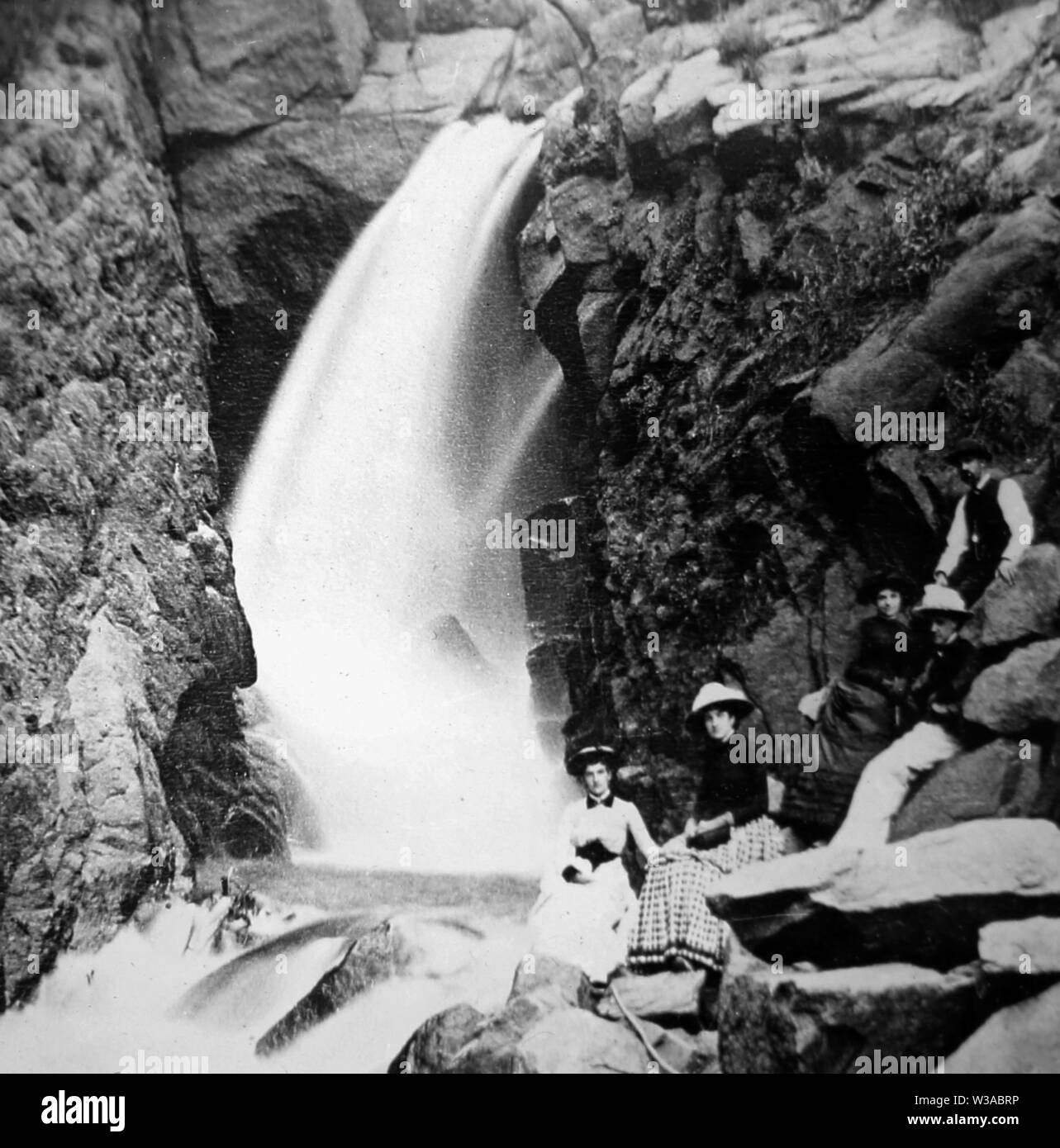 Rainbow Falls, Ute Pass, Colorado, USA Stock Photo - Alamy