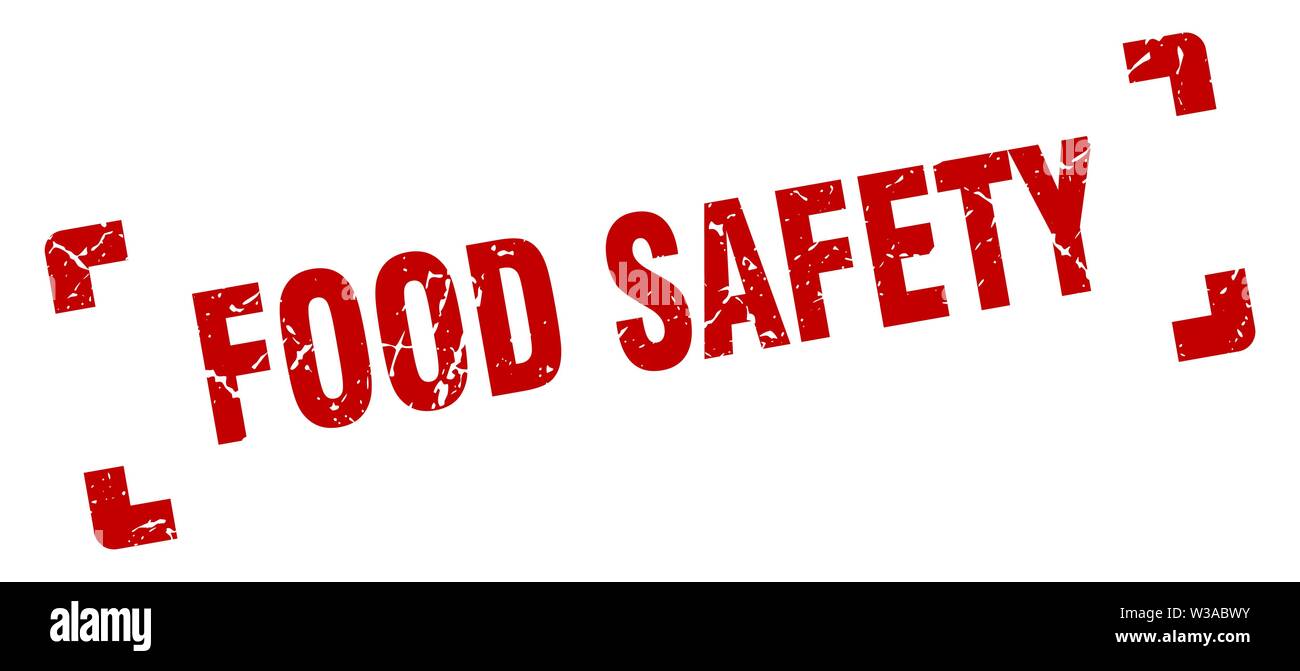 food safety stamp. food safety square grunge sign. food safety Stock ...