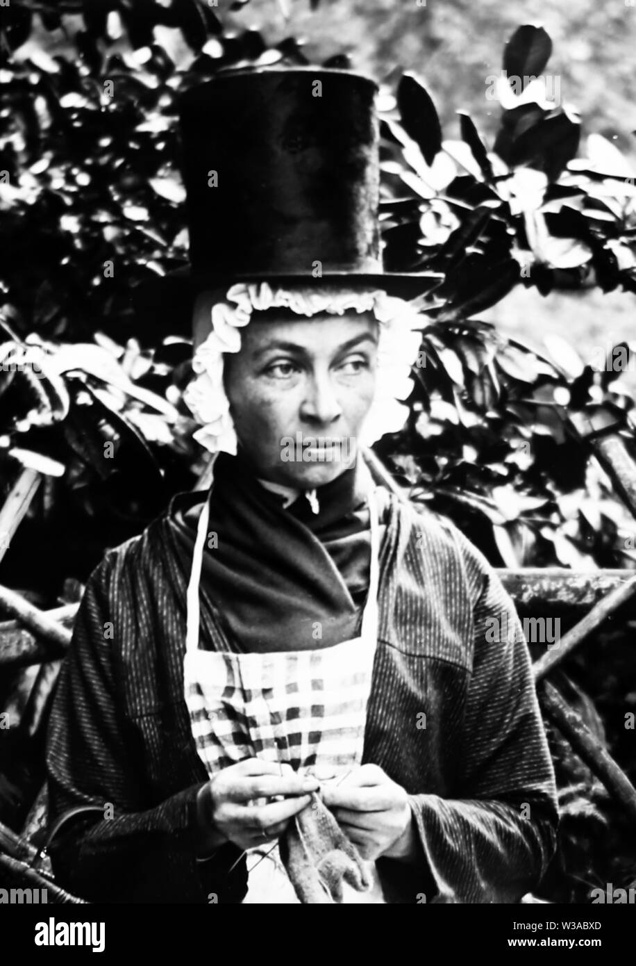 Costume of wales Black and White Stock Photos & Images - Alamy