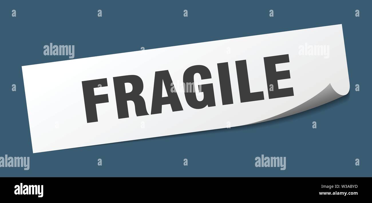fragile sticker. fragile square isolated sign. fragile Stock Vector ...