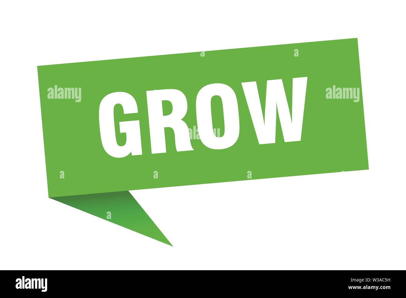 grow speech bubble. grow sign. grow banner Stock Vector Image & Art - Alamy