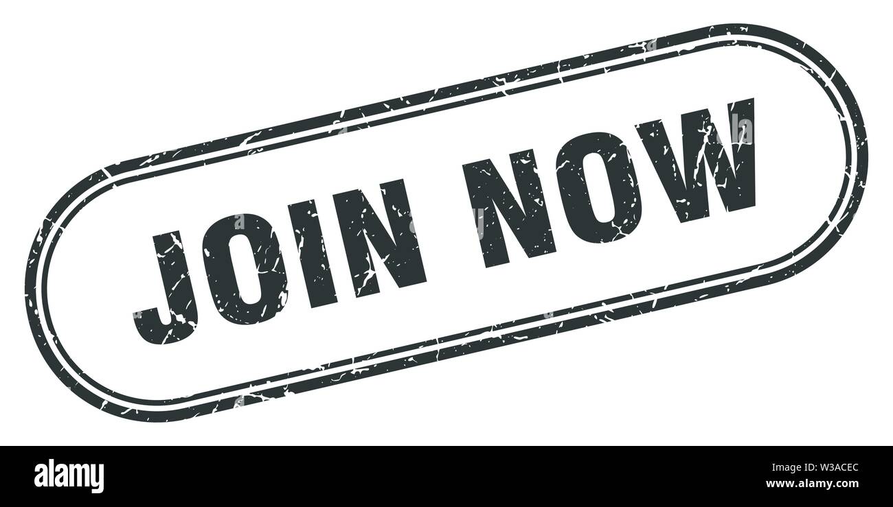 join now stamp. join now square grunge sign. join now Stock Vector ...