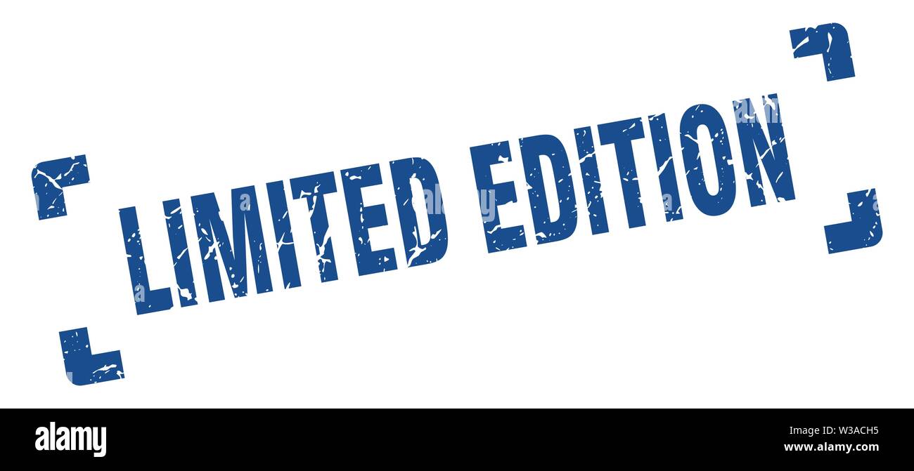 limited edition stamp. limited edition square grunge sign. limited ...