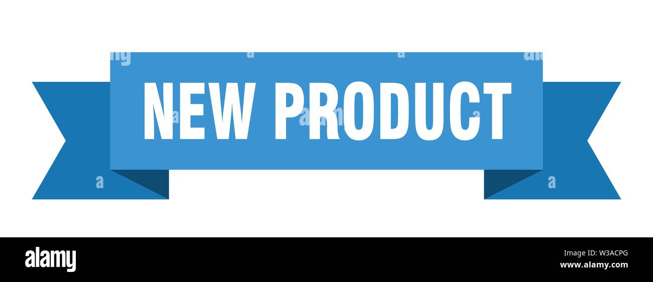 new product ribbon. new product isolated sign. new product banner Stock ...