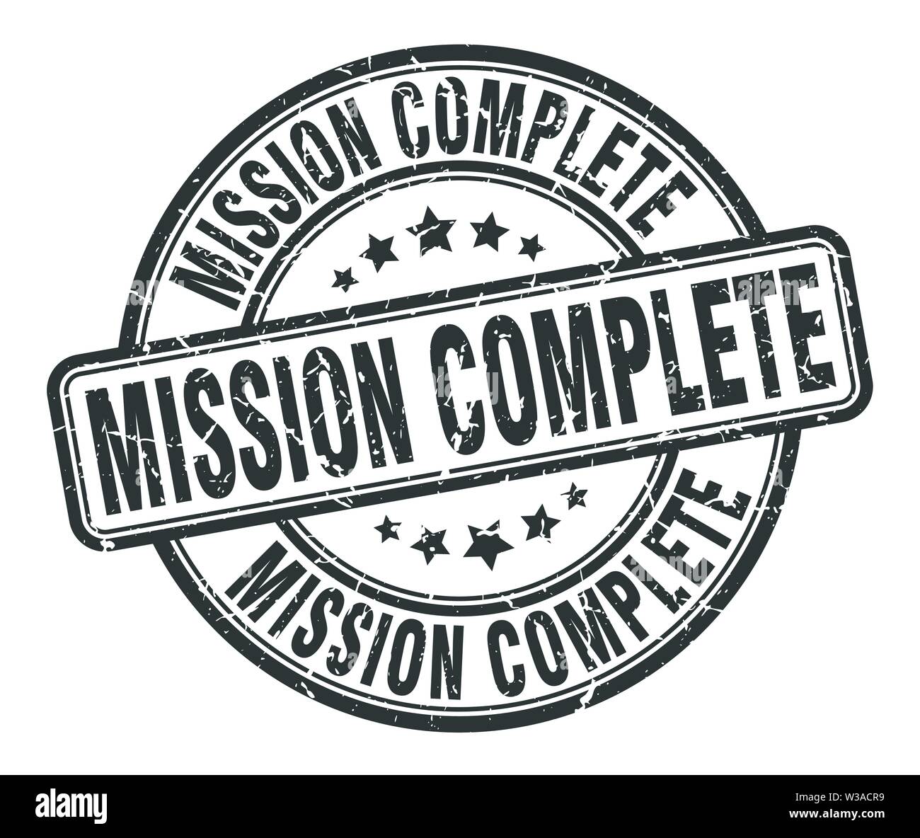mission complete stamp. mission complete round grunge sign. mission complete Stock Vector Image ...