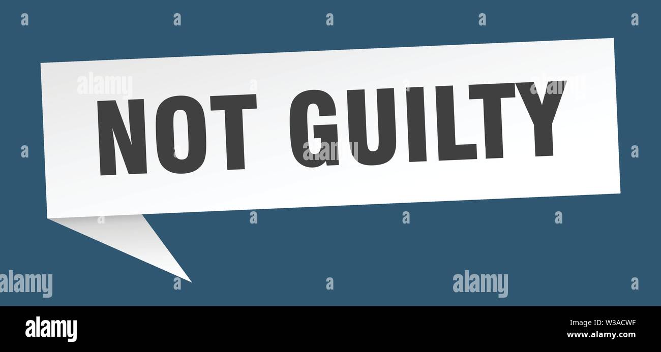 Guilty speech Stock Vector Images - Alamy
