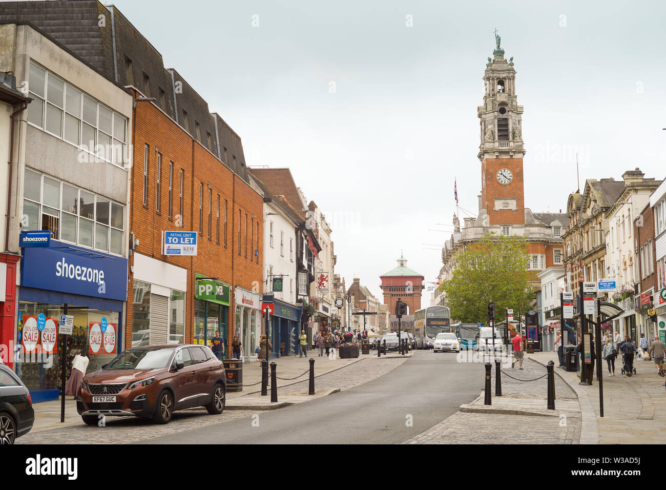 Colchester High Street Stock Photo - Alamy