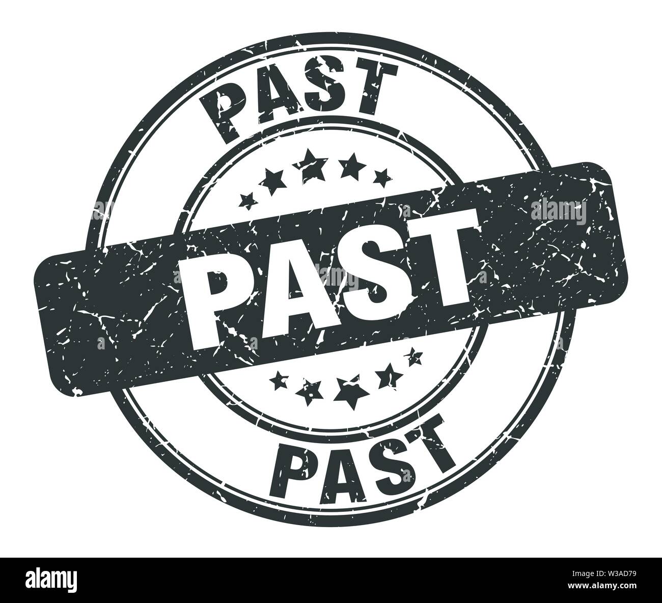 past stamp. past round grunge sign. past Stock Vector Image & Art - Alamy