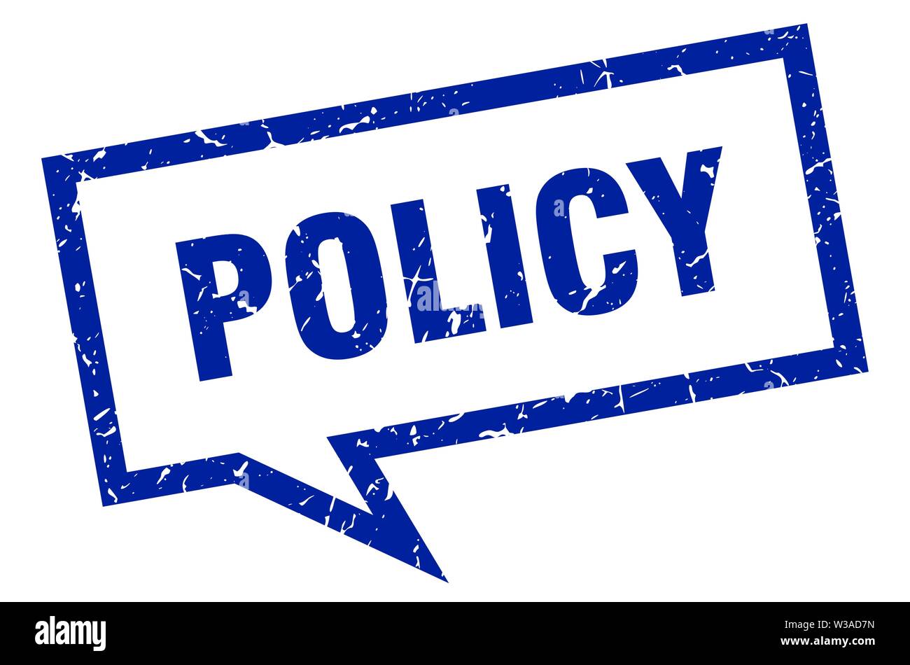 policy sign. policy square speech bubble. policy Stock Vector Image ...