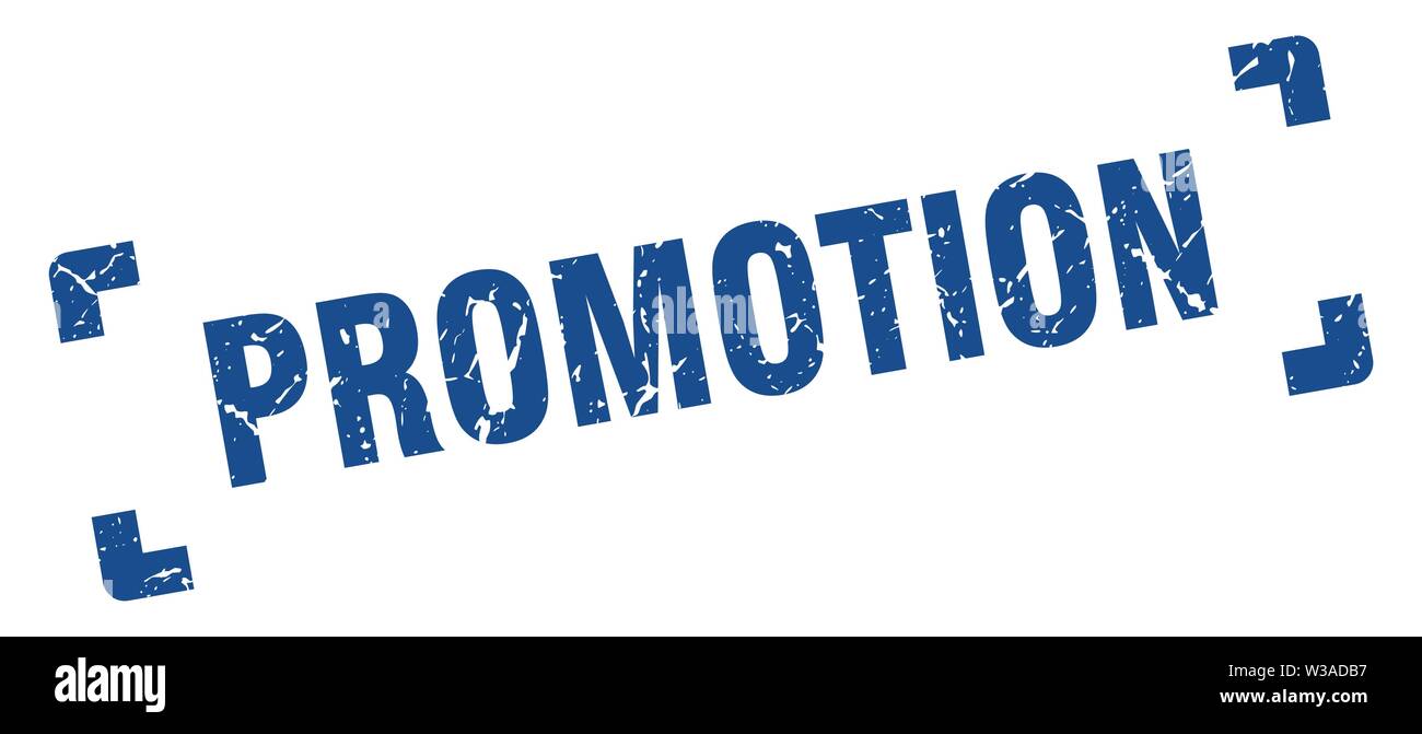 promotion stamp. promotion square grunge sign. promotion Stock Vector ...