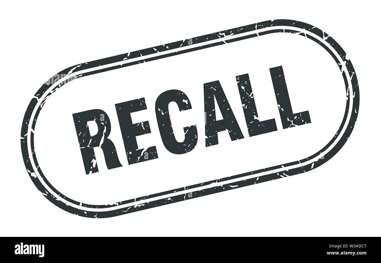 recall stamp. recall square grunge sign. recall Stock Vector Image ...