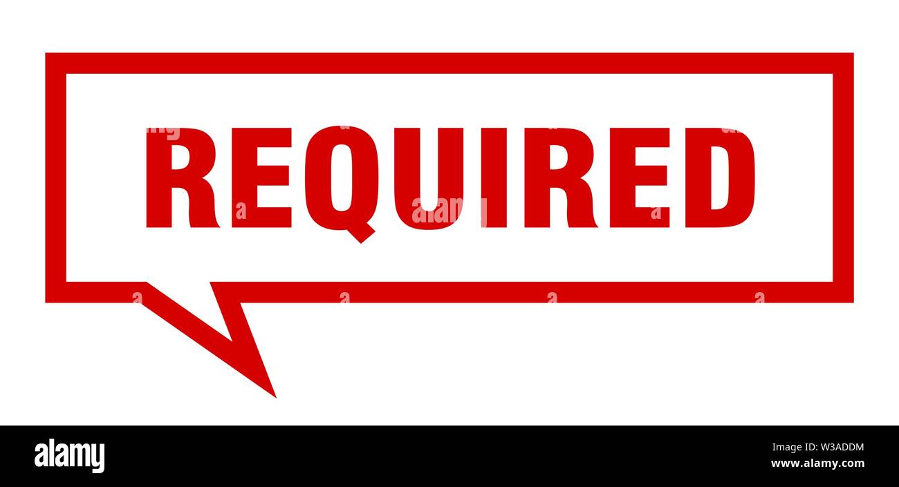 Required word Stock Vector Images - Alamy