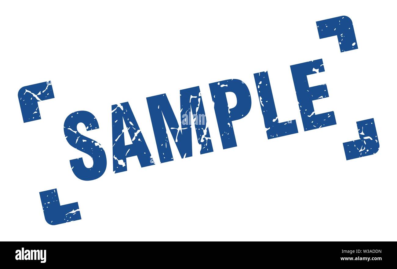 sample stamp. sample square grunge sign. sample Stock Vector Image ...