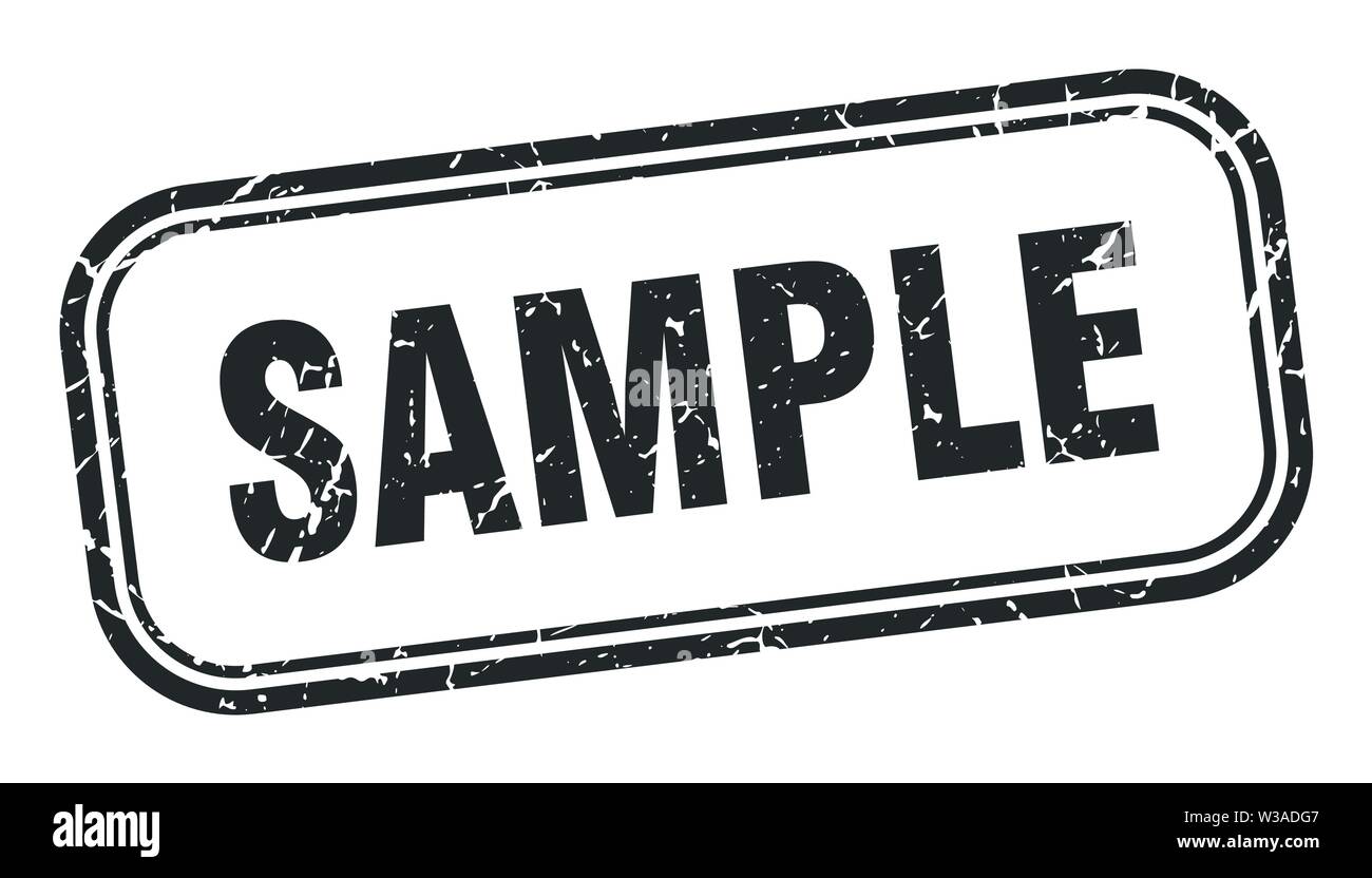 sample stamp. sample square grunge sign. sample Stock Vector Image ...