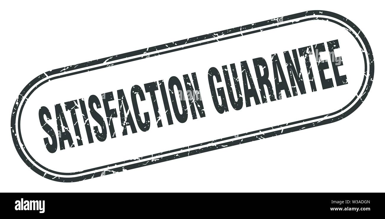 satisfaction guarantee stamp. satisfaction guarantee square grunge sign ...