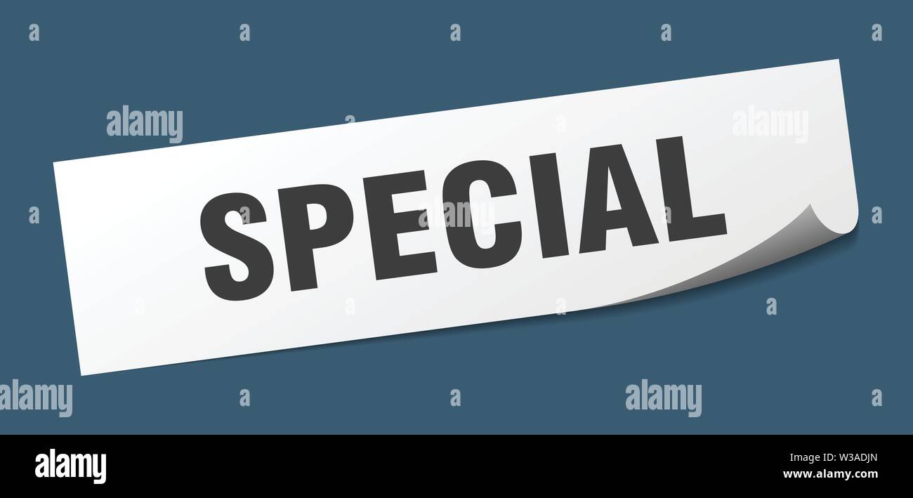 special sticker. special square isolated sign. special Stock Vector ...