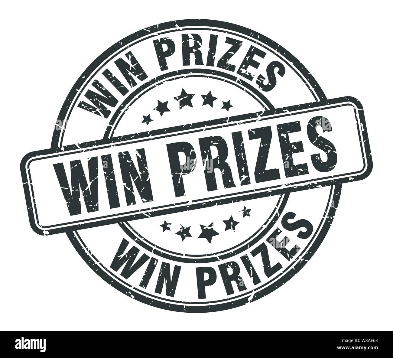 Win prizes stamp Stock Vector Images - Alamy