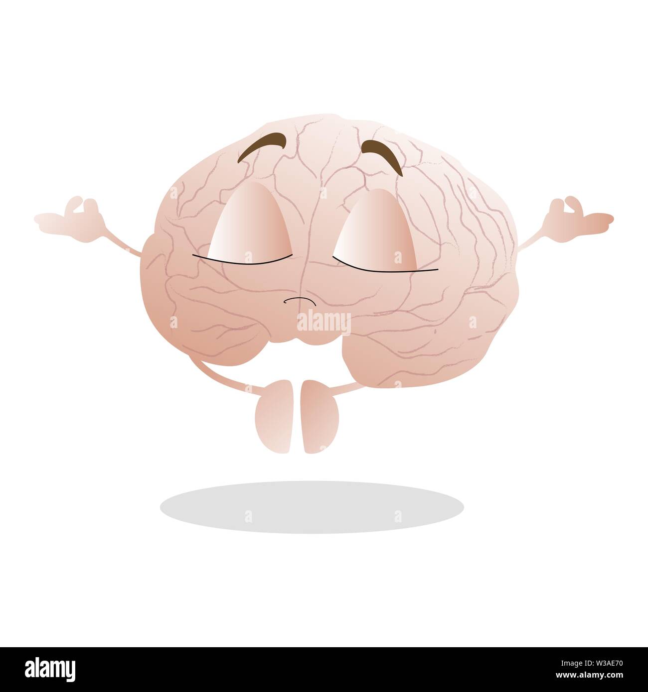 Calm expression peaceful expression Stock Vector Images - Alamy