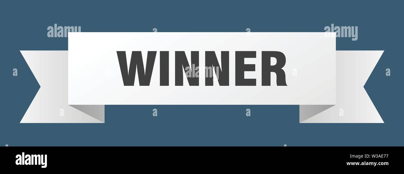 winner ribbon. winner isolated sign. winner banner Stock Vector Image ...
