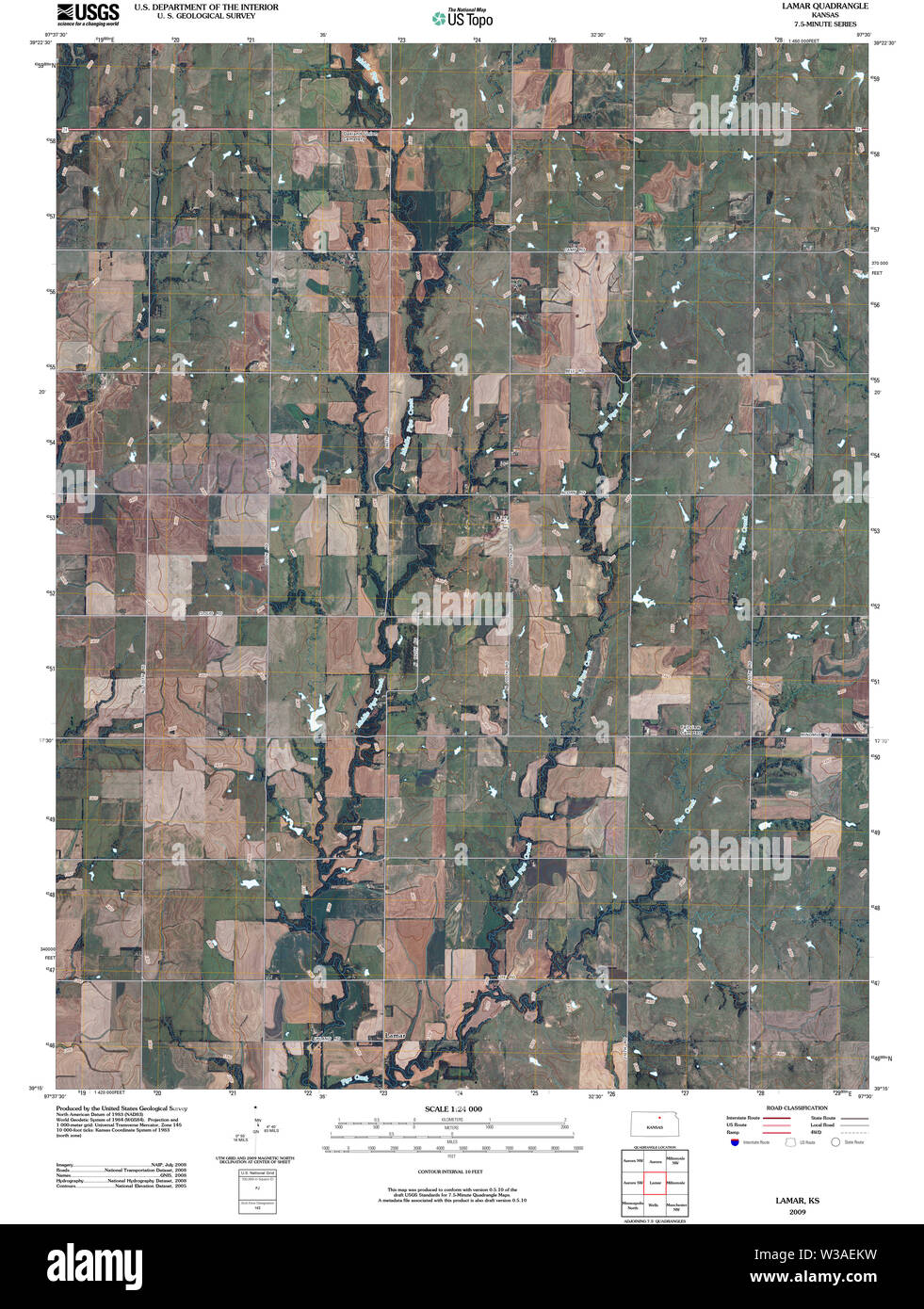 Map of lamar hi-res stock photography and images - Alamy