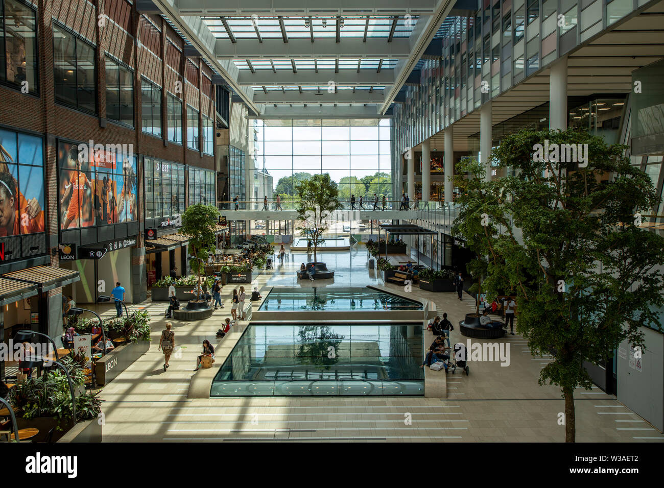Utrecht, Netherlands, Hoog Catharijne Mall, Shopping Center ...