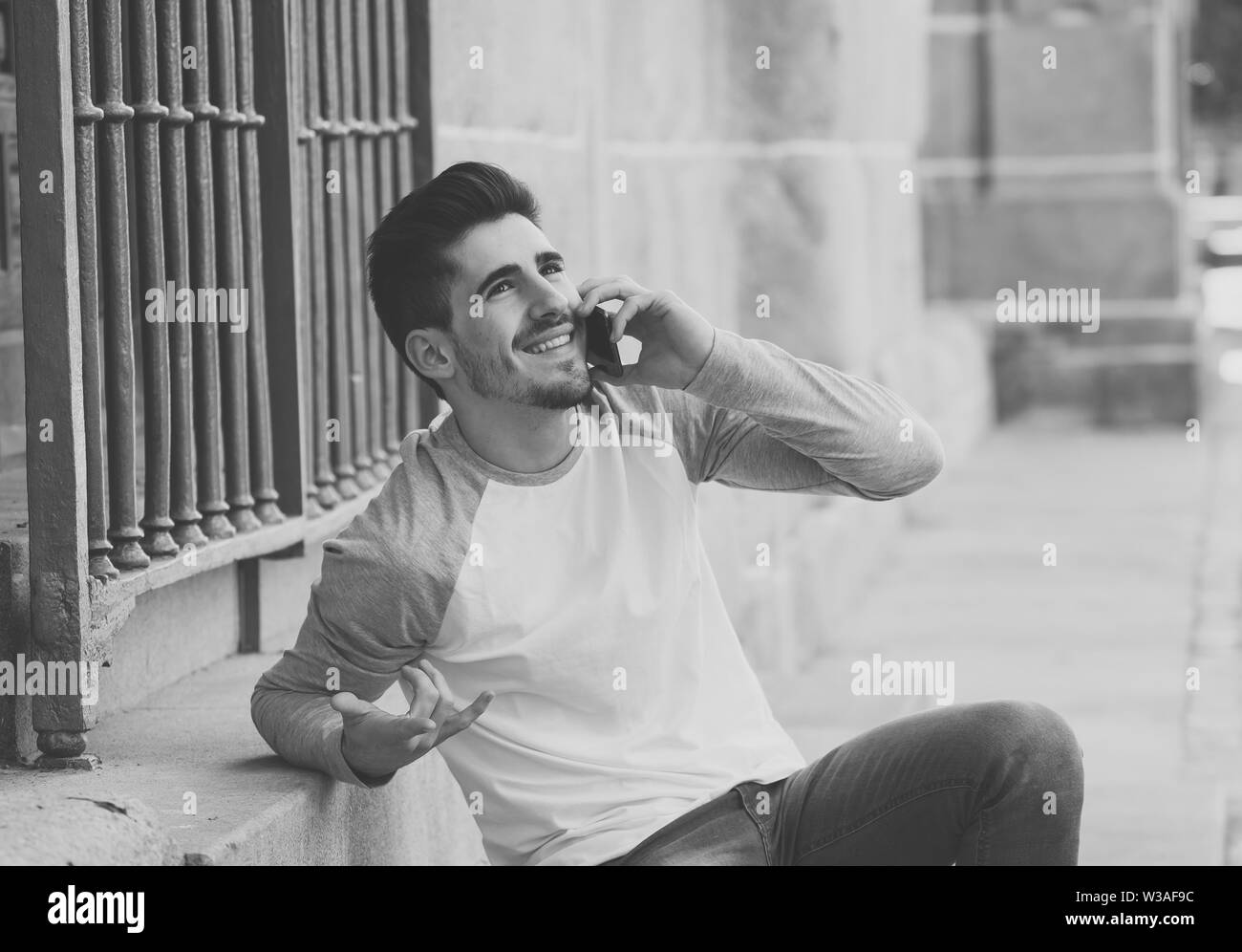 Attractive people work in Black and White Stock Photos & Images - Alamy
