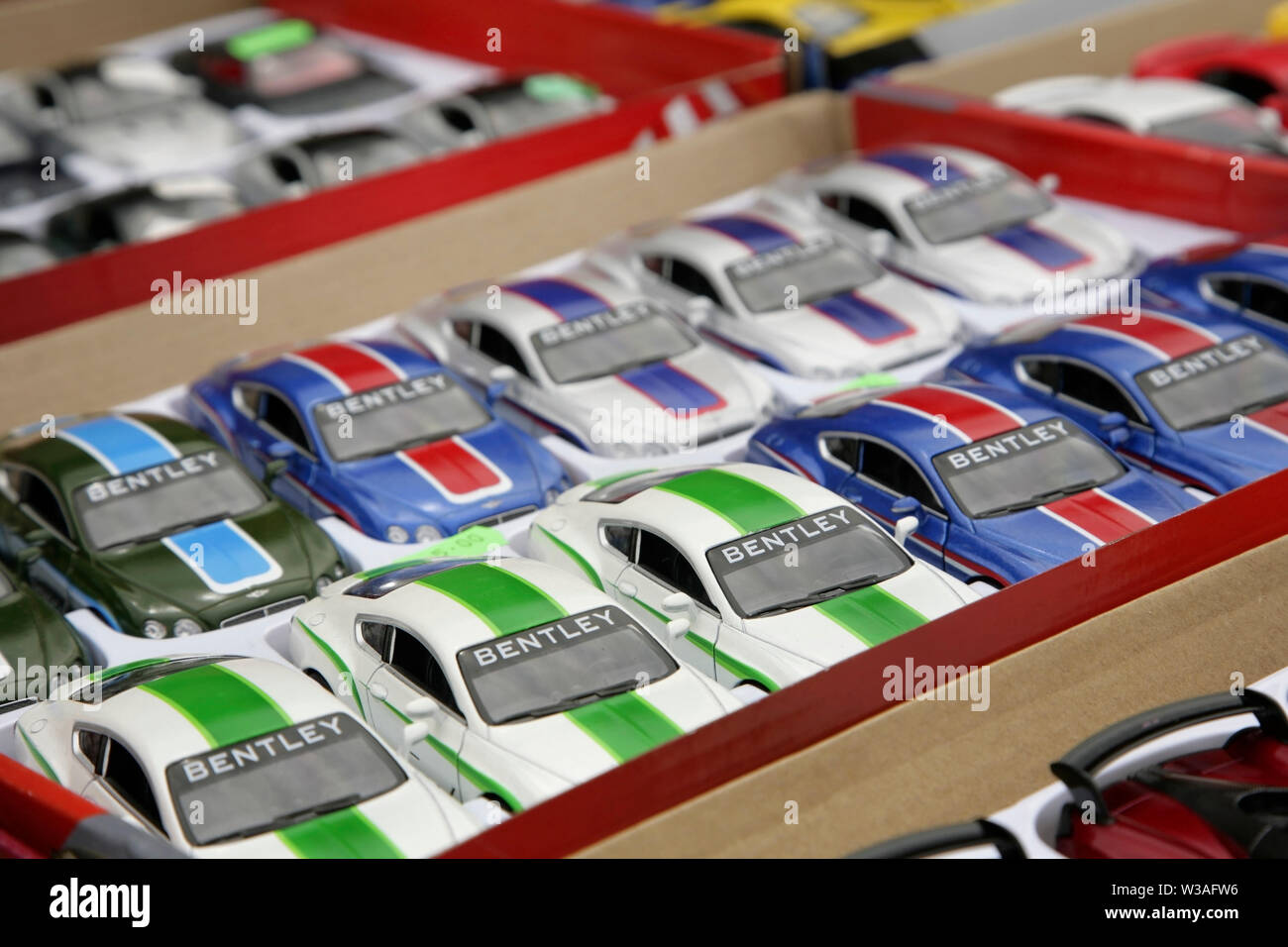 Toy Bentley cars Stock Photo - Alamy