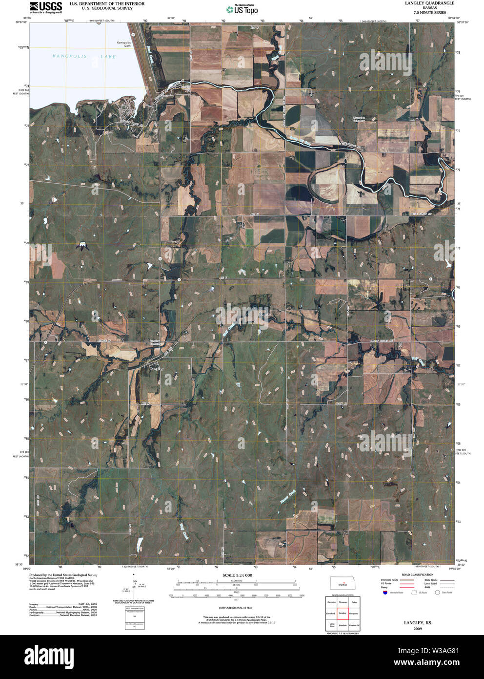 Langley map hi-res stock photography and images - Alamy