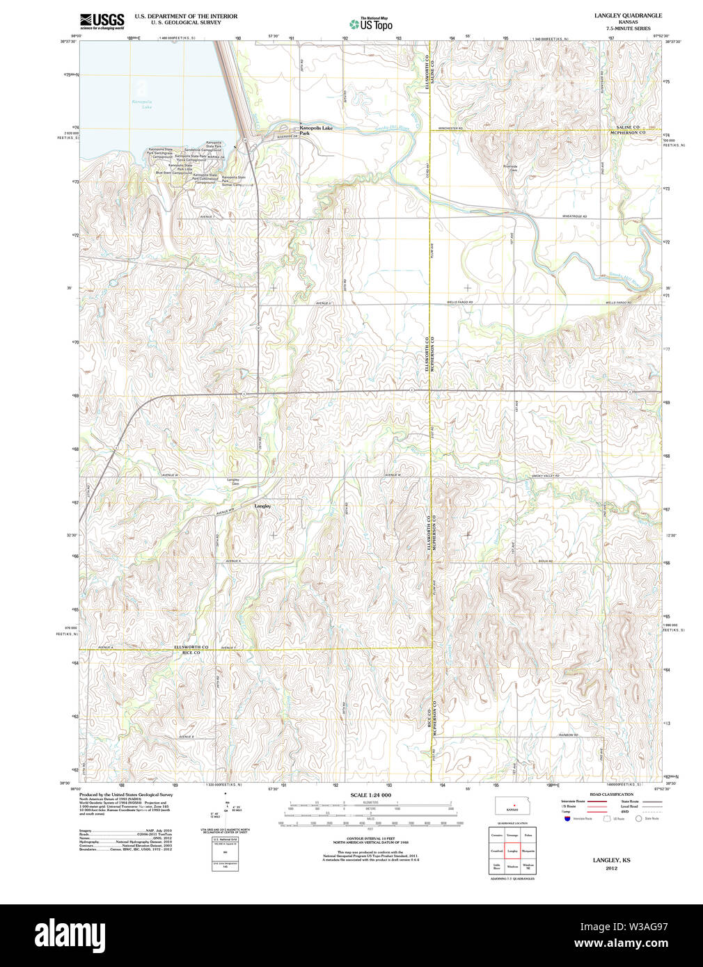 Langley map hi-res stock photography and images - Alamy