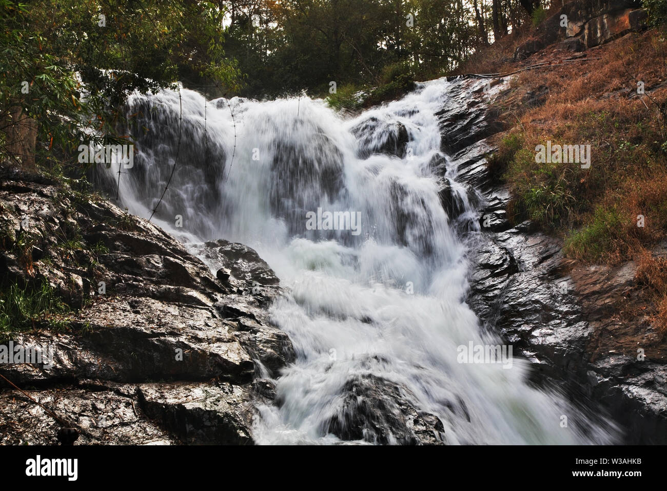 Datanla waterfall in Dalat. Vietnam Stock Photo - Alamy