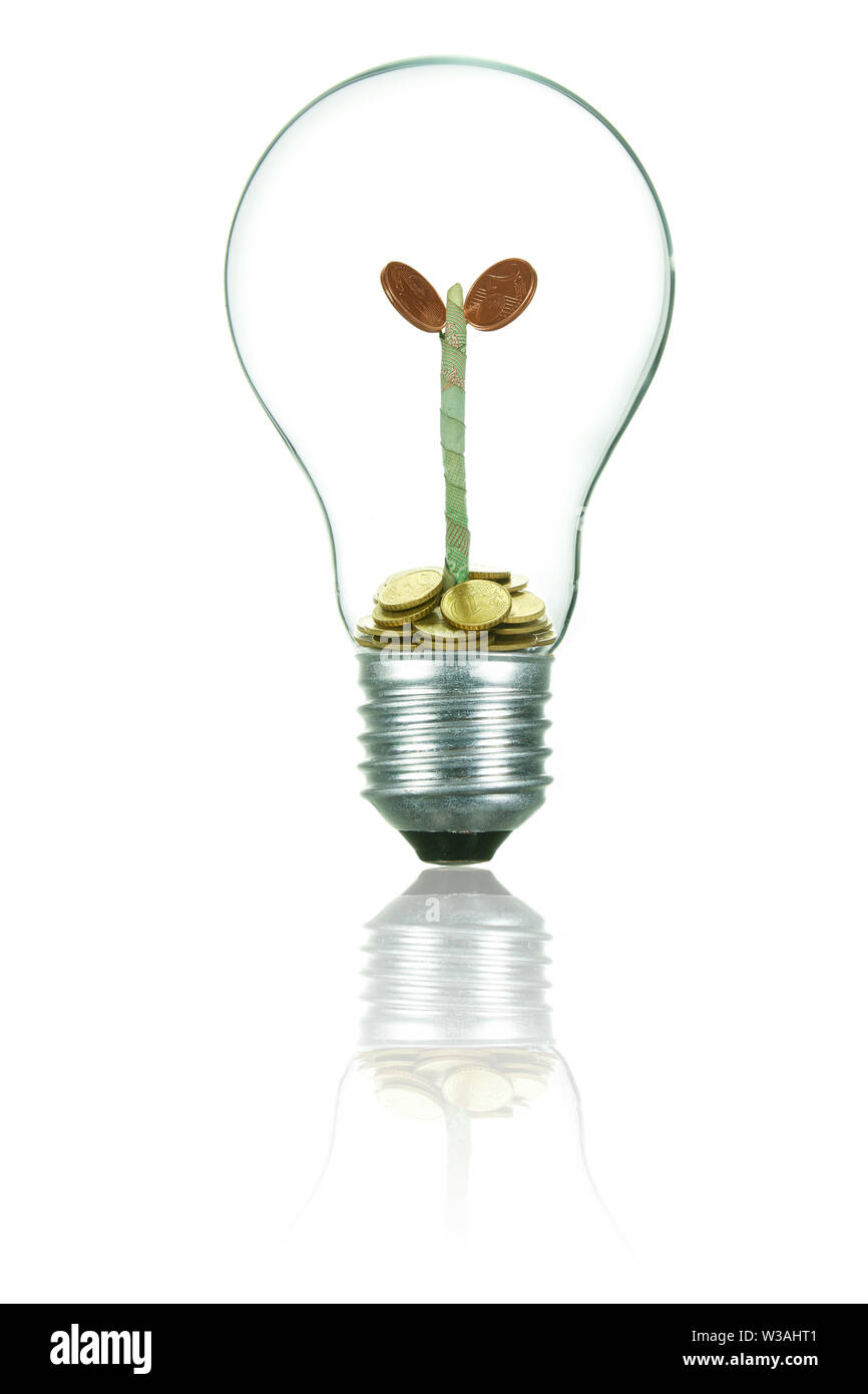 Illuminated money Cut Out Stock Images & Pictures - Alamy