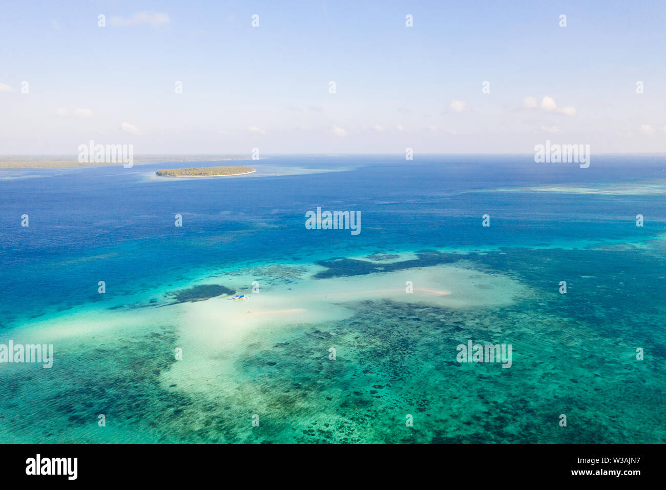 Mansalangan sandbar, Balabac, Palawan, Philippines. Tropical islands ...