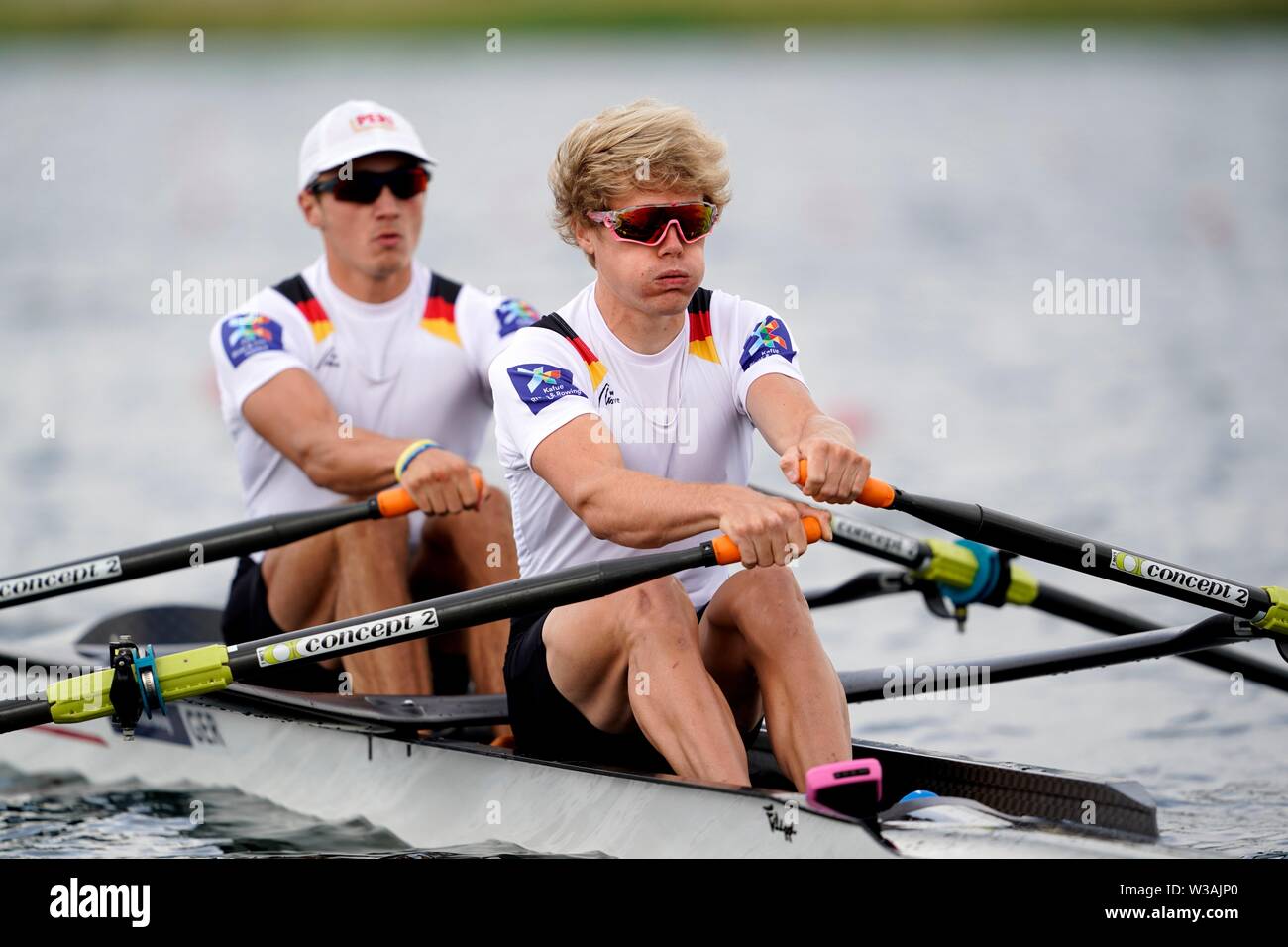 Jason Osborne, Jonathan Rommelmann GER during World Cup III rowing on ...