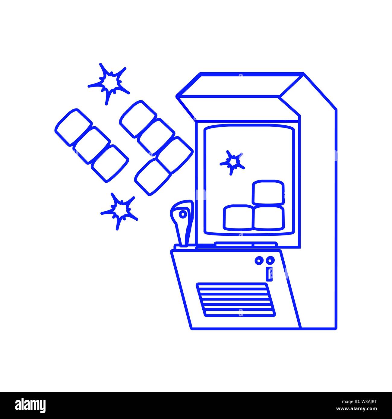 retro video game machine icon vector illustration design Stock Vector ...