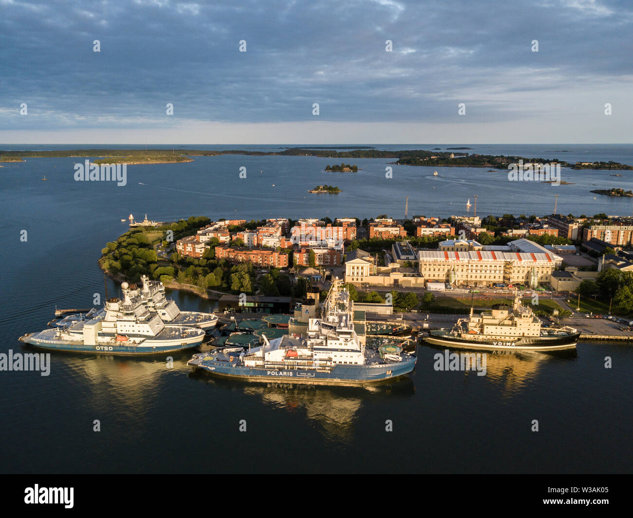 Aerial view city baltic sea hi-res stock photography and images - Alamy