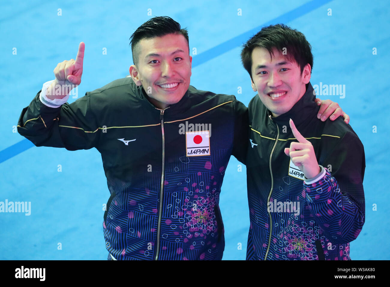 Gwangju, South Korea. 13th July, 2019. Ken Terauchi & Sho Sakai (JPN ...